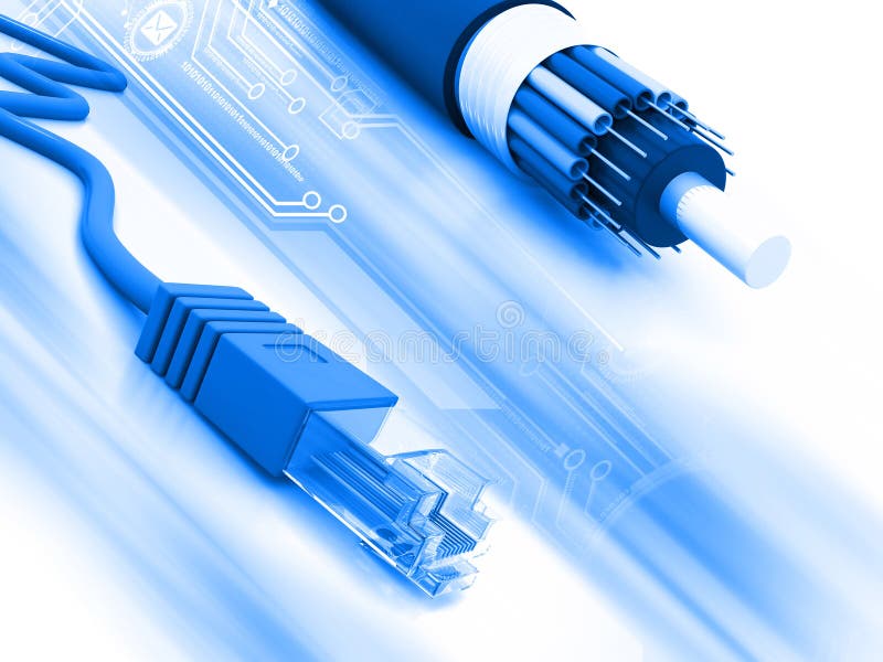 Network cable stock illustration. Illustration of high - 50731948
