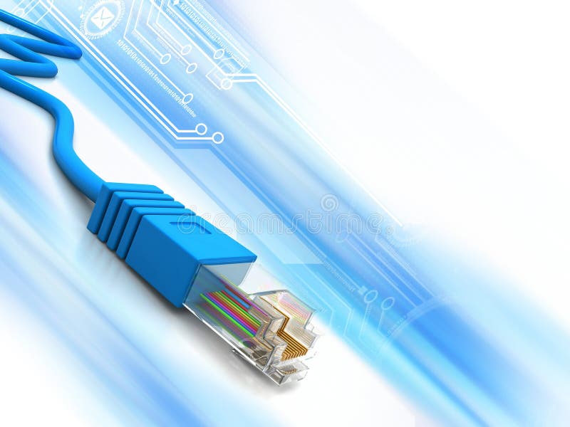 Network cable stock illustration. Illustration of complex - 50732003