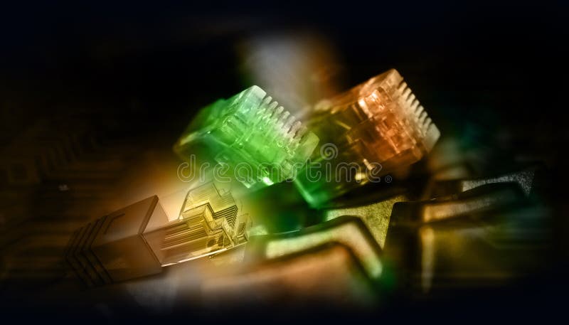 Network cable stock illustration. Illustration of ethernet - 50777427
