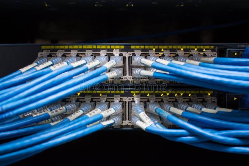 Network cable stock image. Image of networking, modern - 54359165