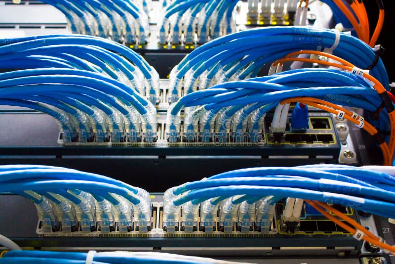 Network cable stock image. Image of farm, information - 54359901