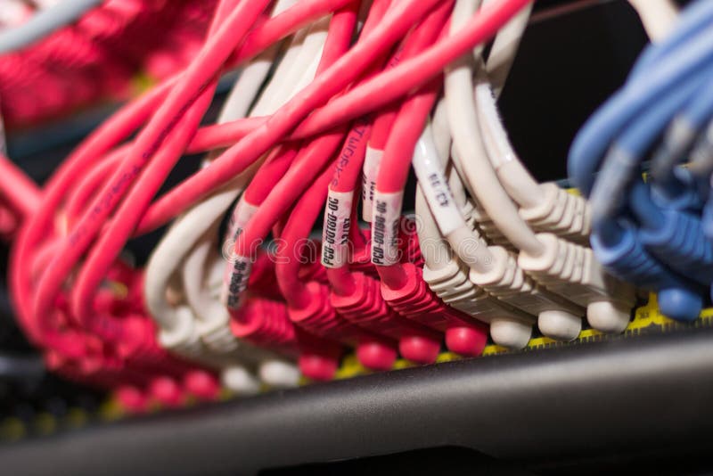 Network cable stock image. Image of installation, corporations - 40677455