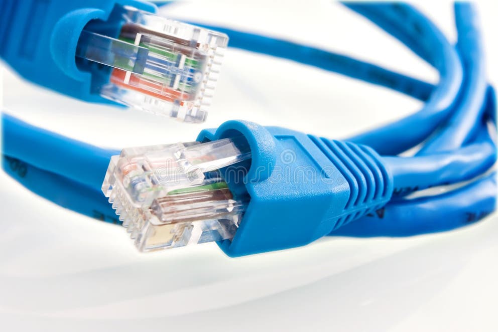 Network cable RJ45 stock image. Image of digital, fibre - 5867263