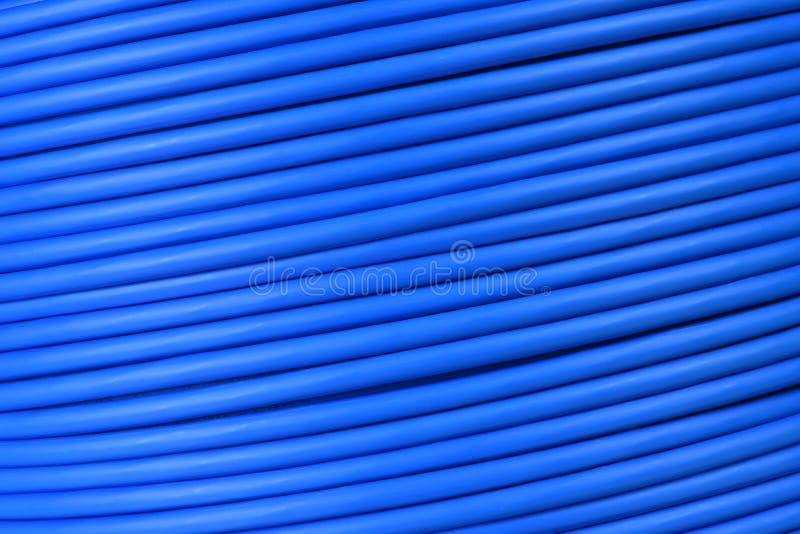 Network cable rolled stock photo. Image of closeup, optic - 118186984