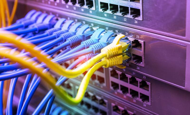 Network Cable in Switch and Firewall Stock Photo - Image of inside ... Network Cable in Switch and Firewall Stock Photo - Image of inside ...