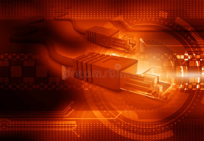 Vector Future Network Telecom Technology, Abstract Background Stock ...