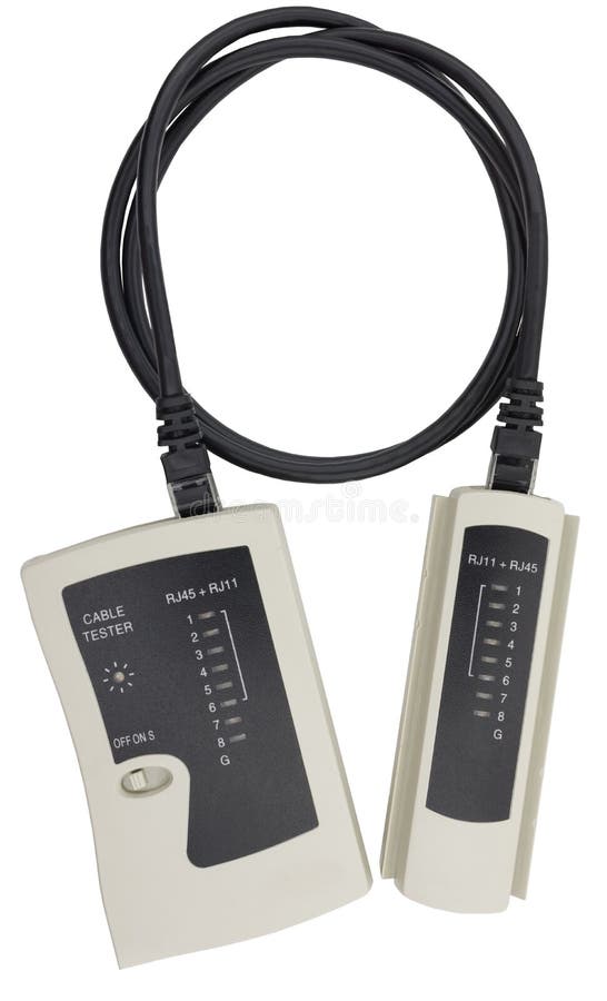 Cable testing stock image. Image of attach, removed, prob - 28695733