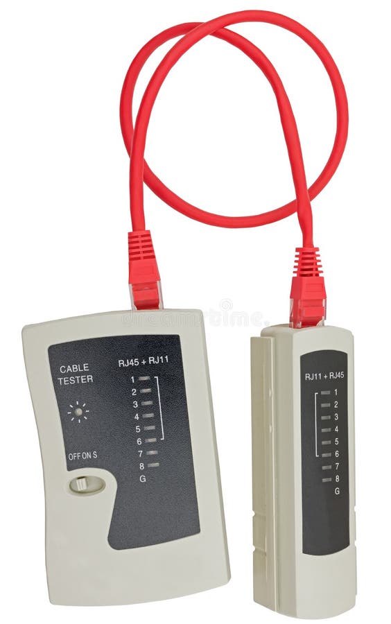 Cable testing stock image. Image of attach, removed, prob - 28695733