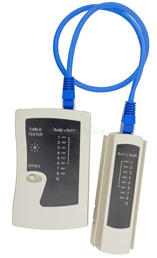 Cable testing stock image. Image of attach, removed, prob - 28695733