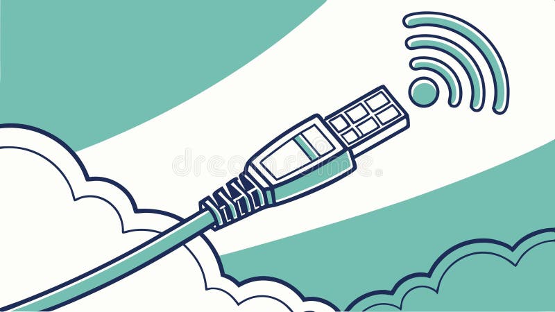 Network Cable Vector Icon. Internet and Connection Symbol for Tech ...