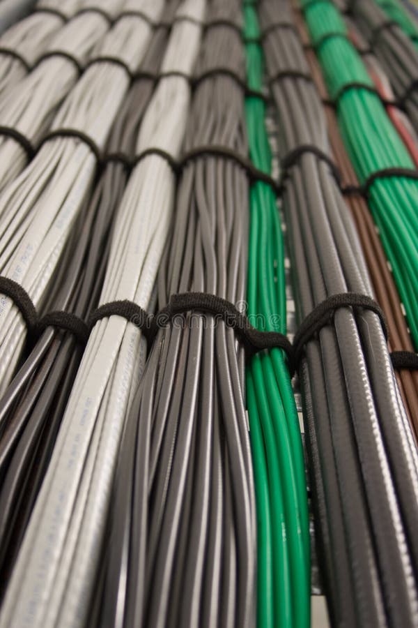 Network cables stock photo. Image of cat6, cable, cabinet - 17109326
