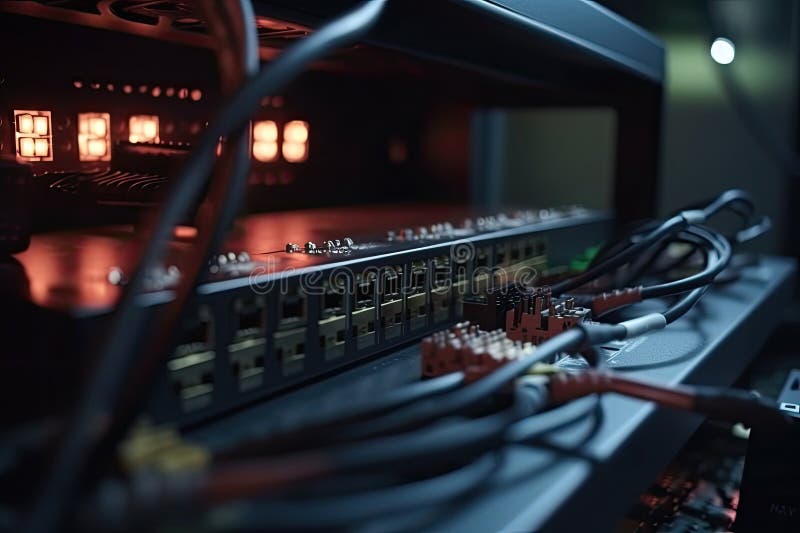 Optical Fiber Cables Rack Stock Illustrations – 36 Optical Fiber Cables ...