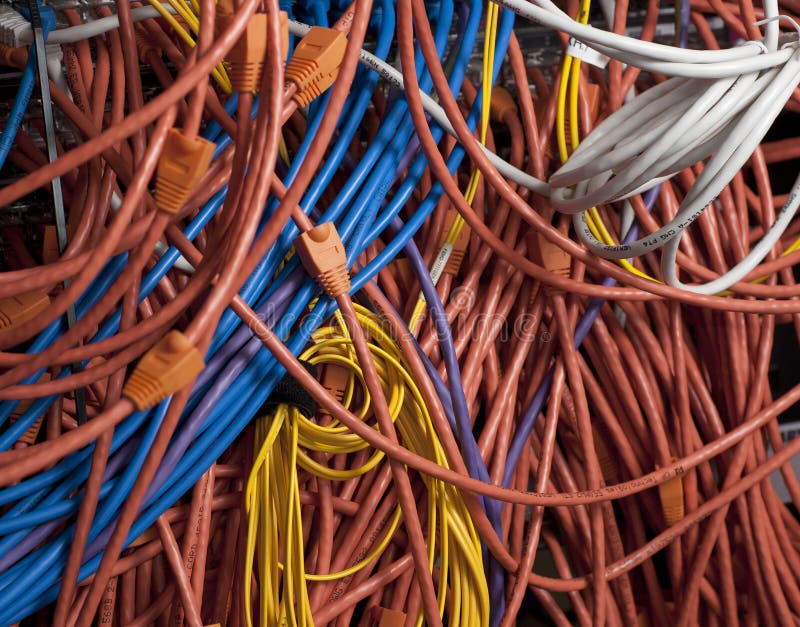 Network Cables stock photo. Image of commerce, diagram - 50757334