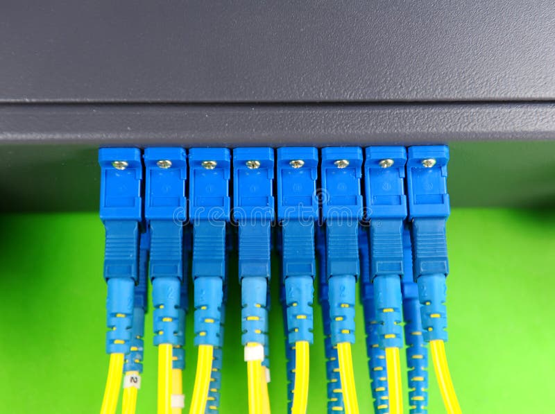 Network cables and hub stock photo. Image of consume - 17900524