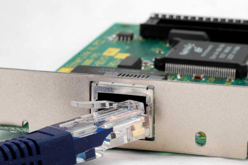 Network Card stock image. Image of cable, networkcard - 1658799