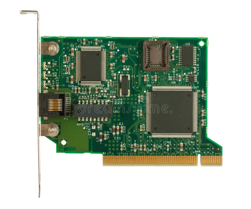 PCI network card stock photo. Image of digital, card, equipment - 1848246