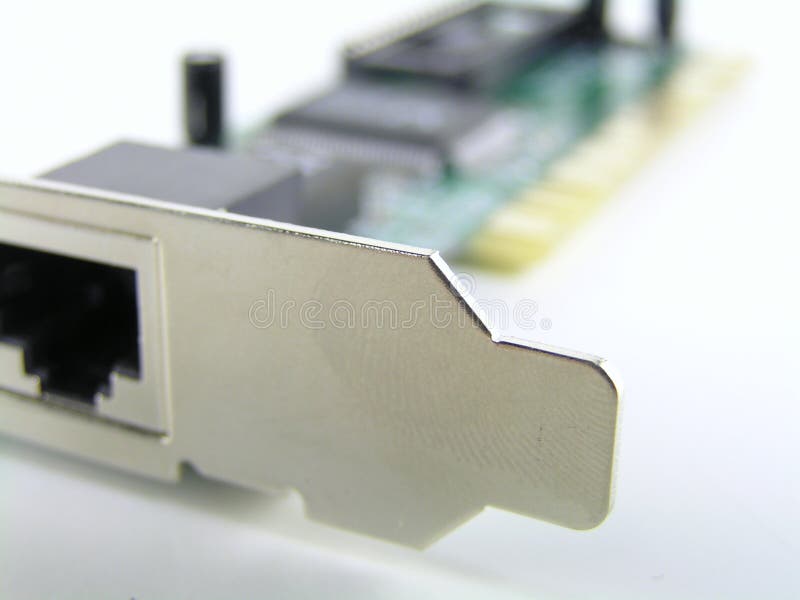 Network card on white stock image. Image of nikon, digital - 321975