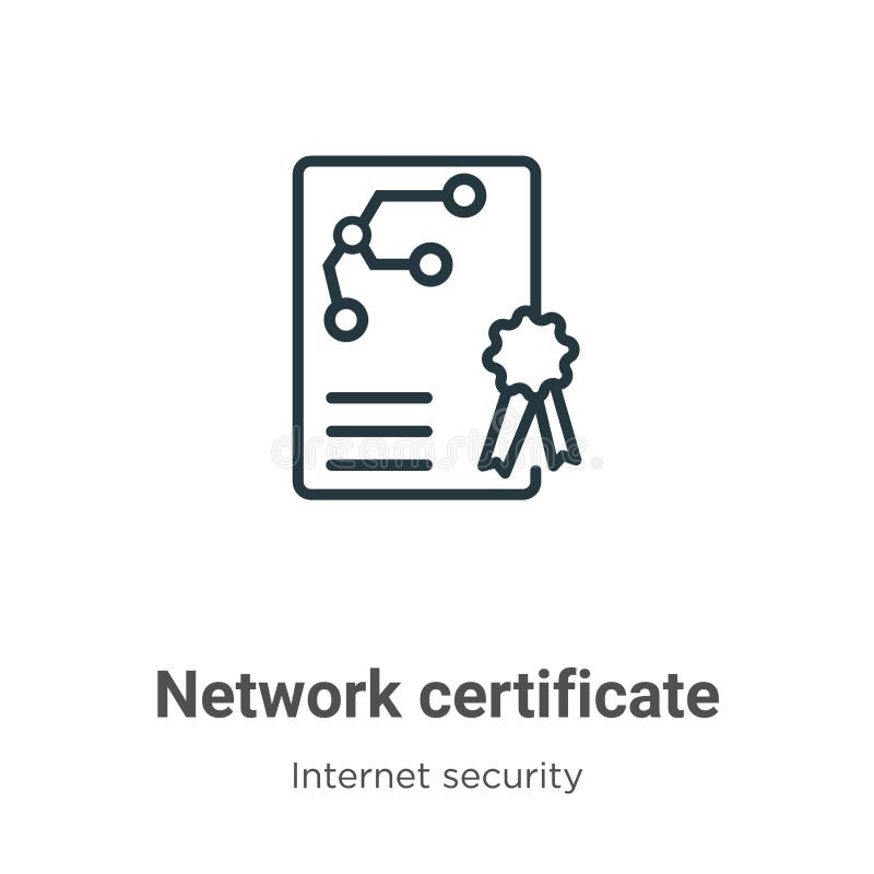 Network Certificate Icon. Trendy Network Certificate Logo Concept on ...