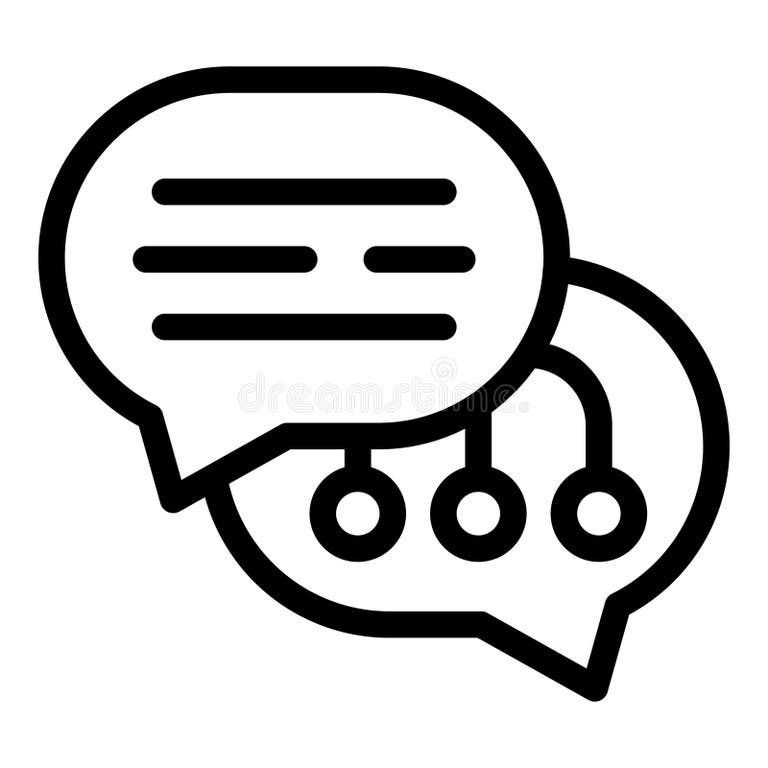 Network Chatting with Multiple Users Sending Messages Stock Vector ...