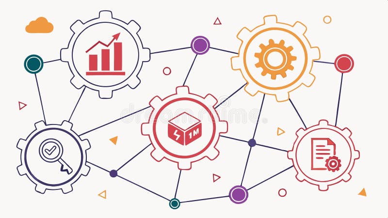 Checklist and Badges Network, Task Management and Achievements Vector ...