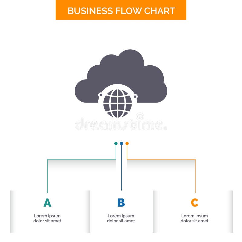 Network, City, Globe, Hub, Infrastructure Business Flow Chart Design ...