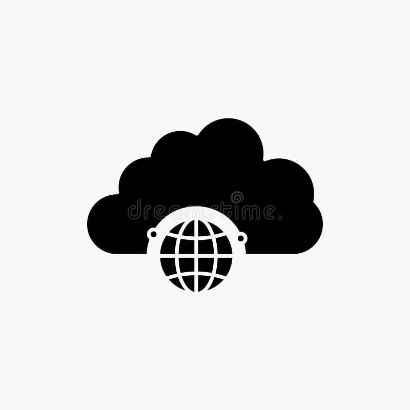 Network, City, Globe, Hub, Infrastructure Glyph Icon. Vector Isolated ...