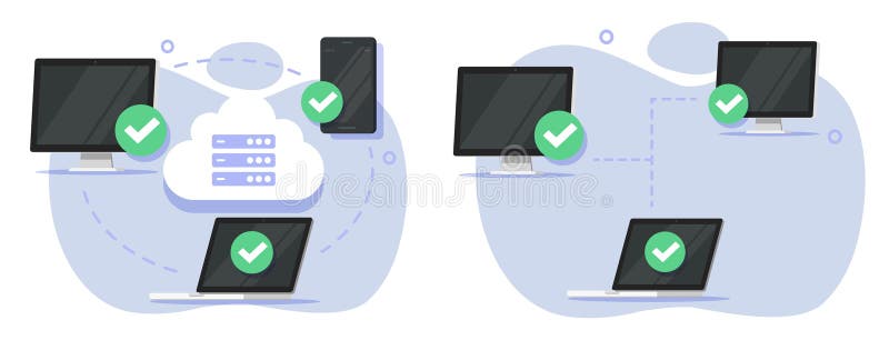 Data Backup. Database Restore. Data Recovery. Vector Stock Illustration ...