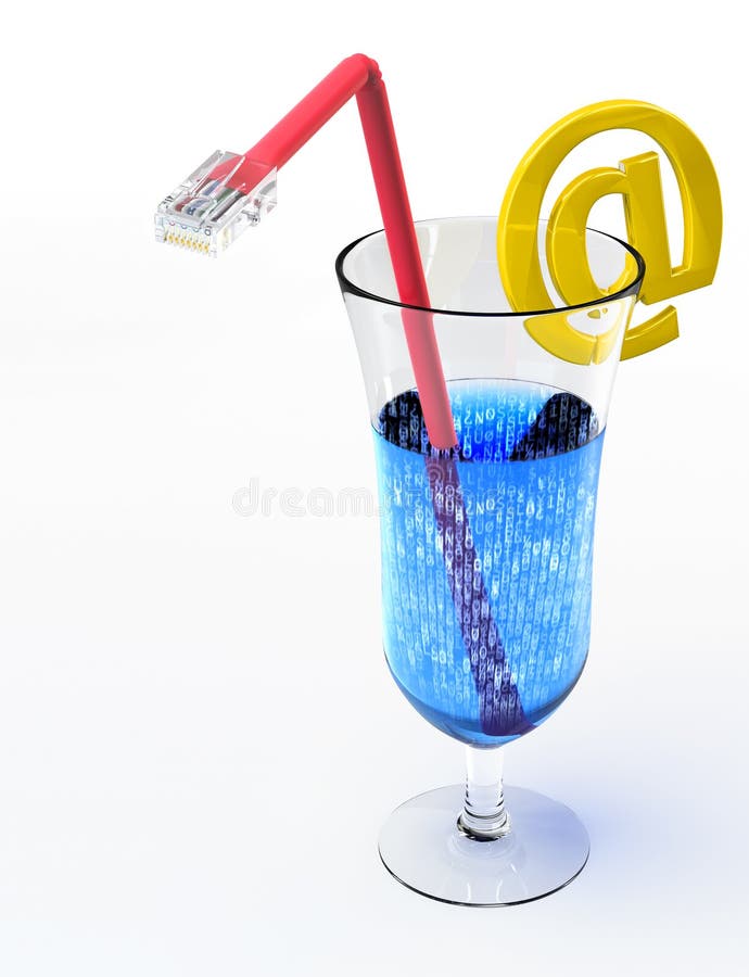 Network coctail stock illustration. Illustration of cocktail - 12625734