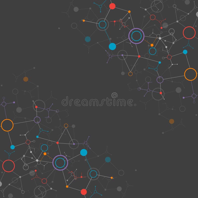Network Color Technology Communication Background Stock Vector ...