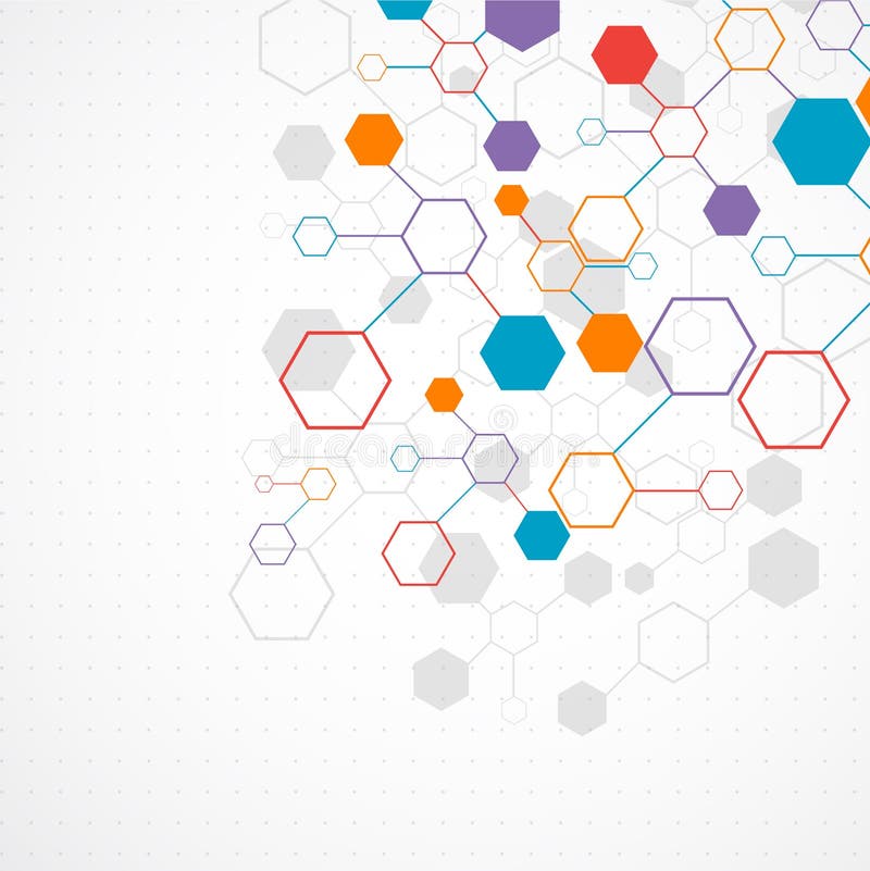 Network Color Technology Communication Background Stock Vector ...