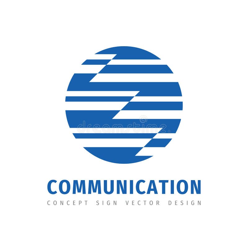 Network Communication Business Logo Design. Global Technology Vector ...