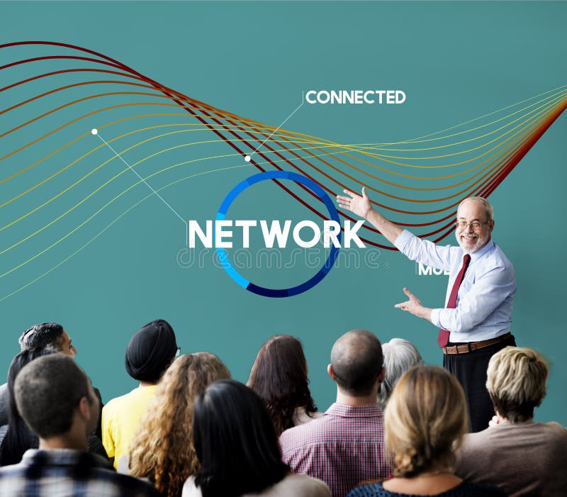 Network Communication Connection Web Concept Stock Photo - Image of ...