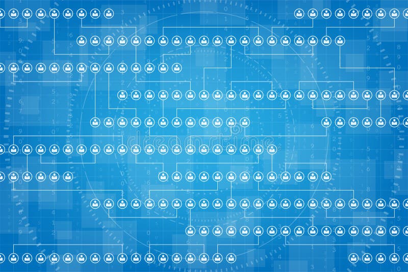 The Network of Communication Systems is Vast. Stock Vector ...