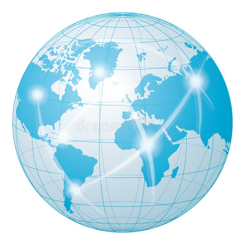 Earth networking stock illustration. Illustration of communication ...