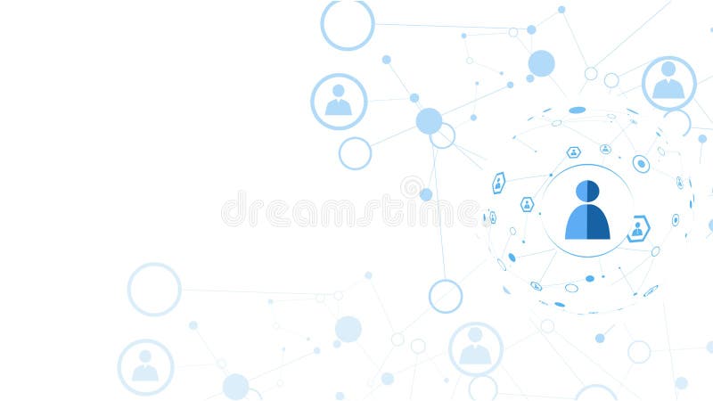 Network Concept Background. Stock Vector - Illustration of networking ...