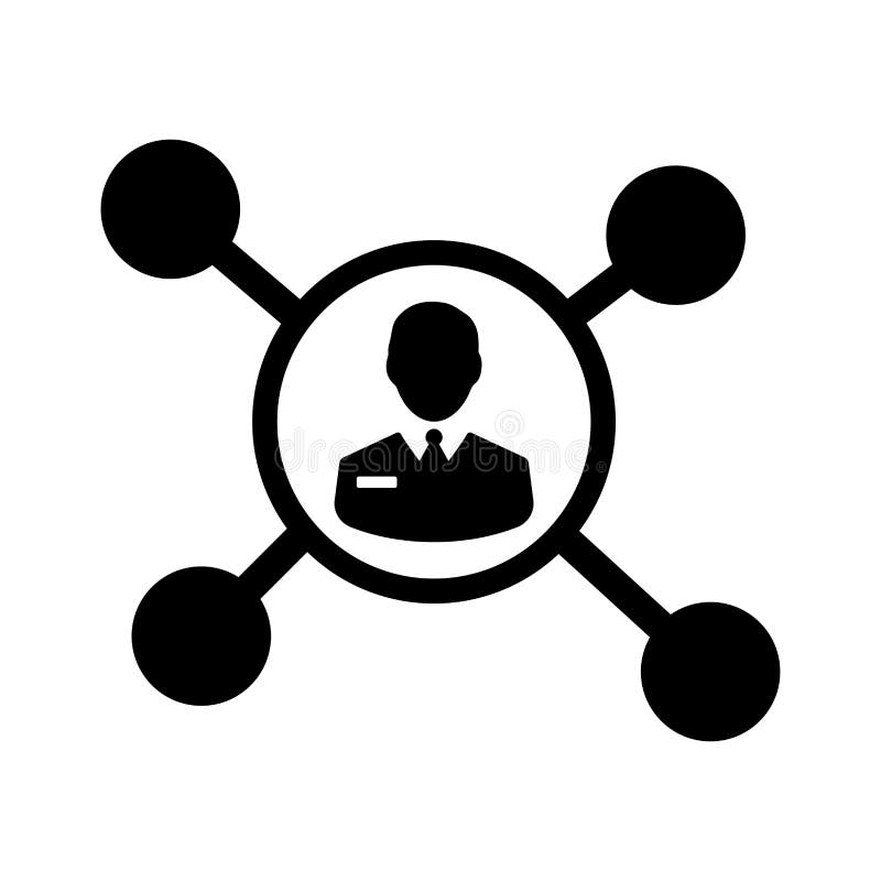 Network, Complex, Connection Icon. Black Vector Grpahics Stock Vector ...