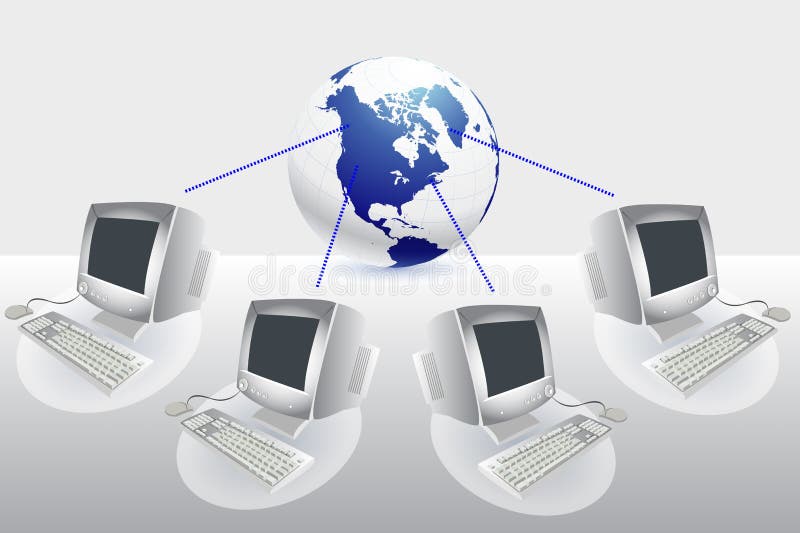 Computor Network Stock Illustrations – 26 Computor Network Stock ...