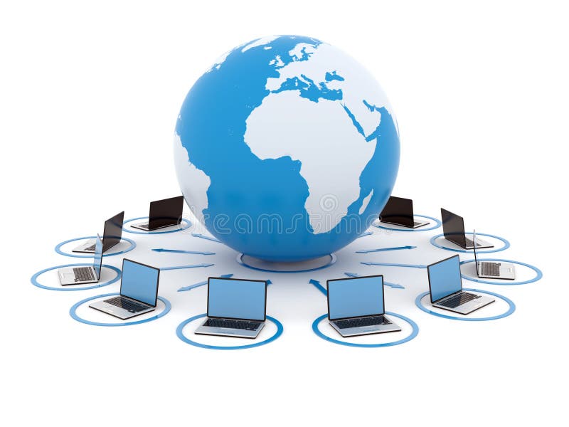 Global Network Traffic stock illustration. Illustration of earth - 12500976