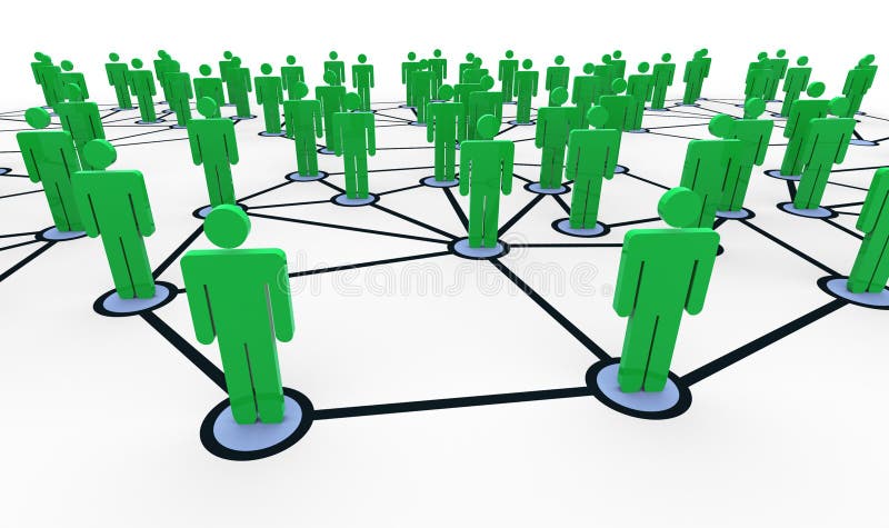 3d Concept of Group Discussion Stock Illustration - Illustration of ...