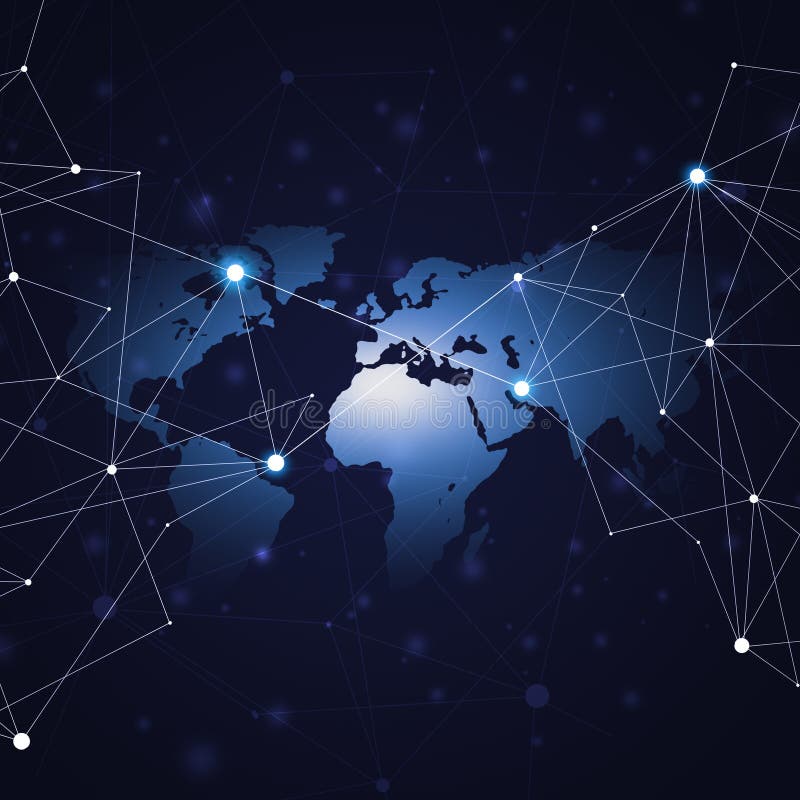 World Connections stock illustration. Illustration of information ...