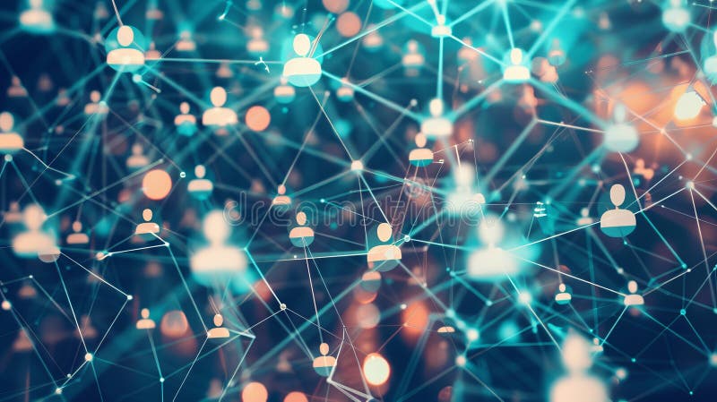 Network Concept of People and Communication. Social Media. Human ...