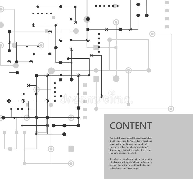4 Square As Communication Overview Vector Illustration Stock Vector ...