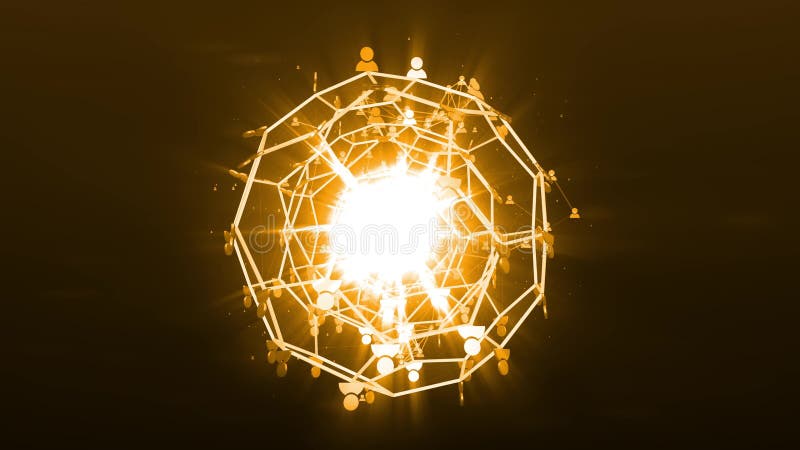 Connect People with Background Stock Video - Video of networking ...