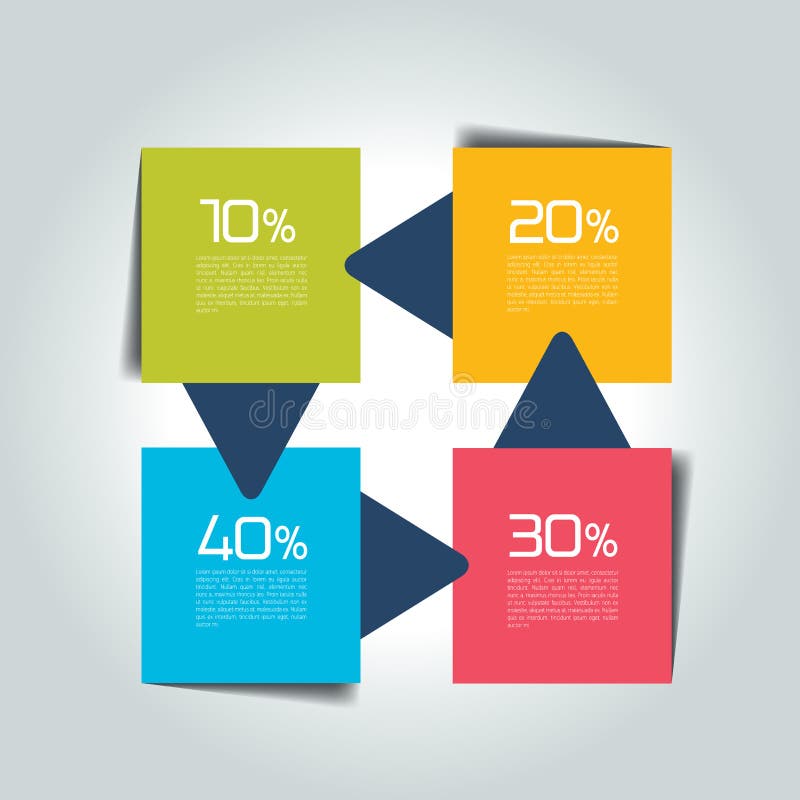 Network Connected Speech Diagram. Hexagon Presentations with Text Box ...
