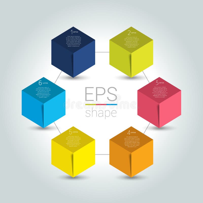 Network Connected Speech Diagram. Hexagon Presentations with Text Box ...