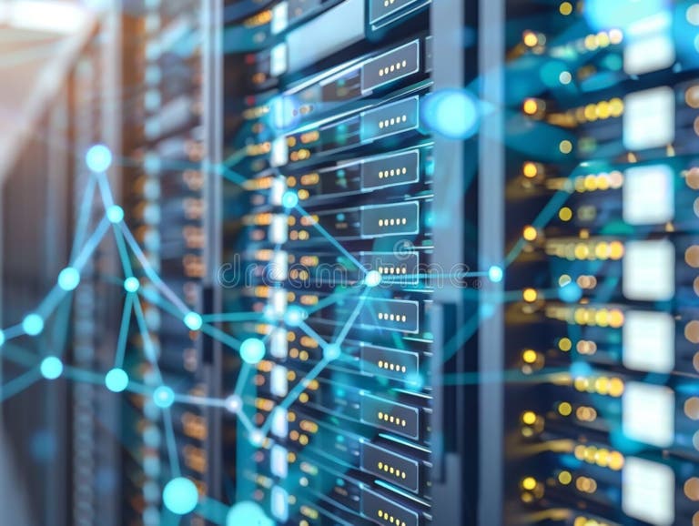 Network Connecting Servers in Data Center with Analytics Graph ...