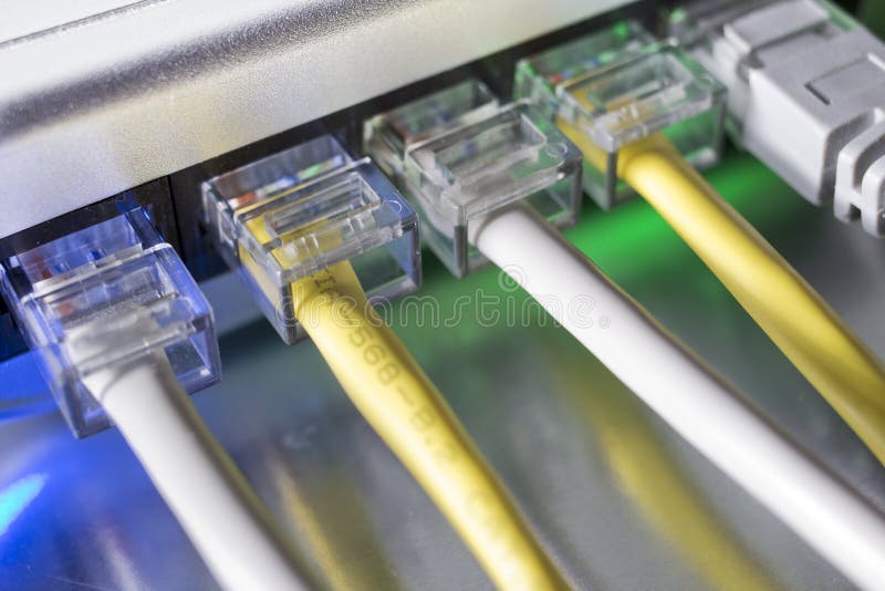 Network connection stock photo. Image of rj45, peripheral - 25136616