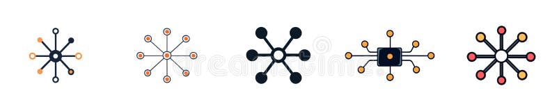 Network Connection and Data Integration Framework Stock Vector ...