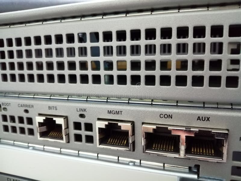 Network Connection Device Fiber Wire Stock Photo - Image of fiber ...