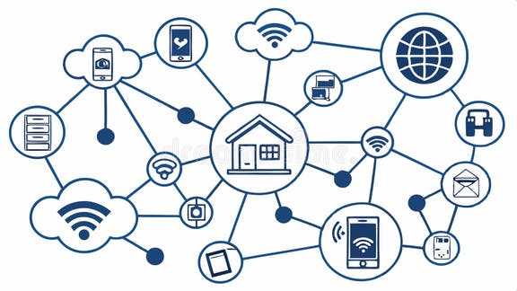 Network Connection Diagram, Internet Network, Digital Connections, Tech ...